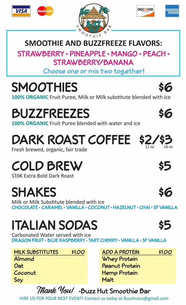 Buzz Hut Smoothie and Coffee Cart - Loveland Creates